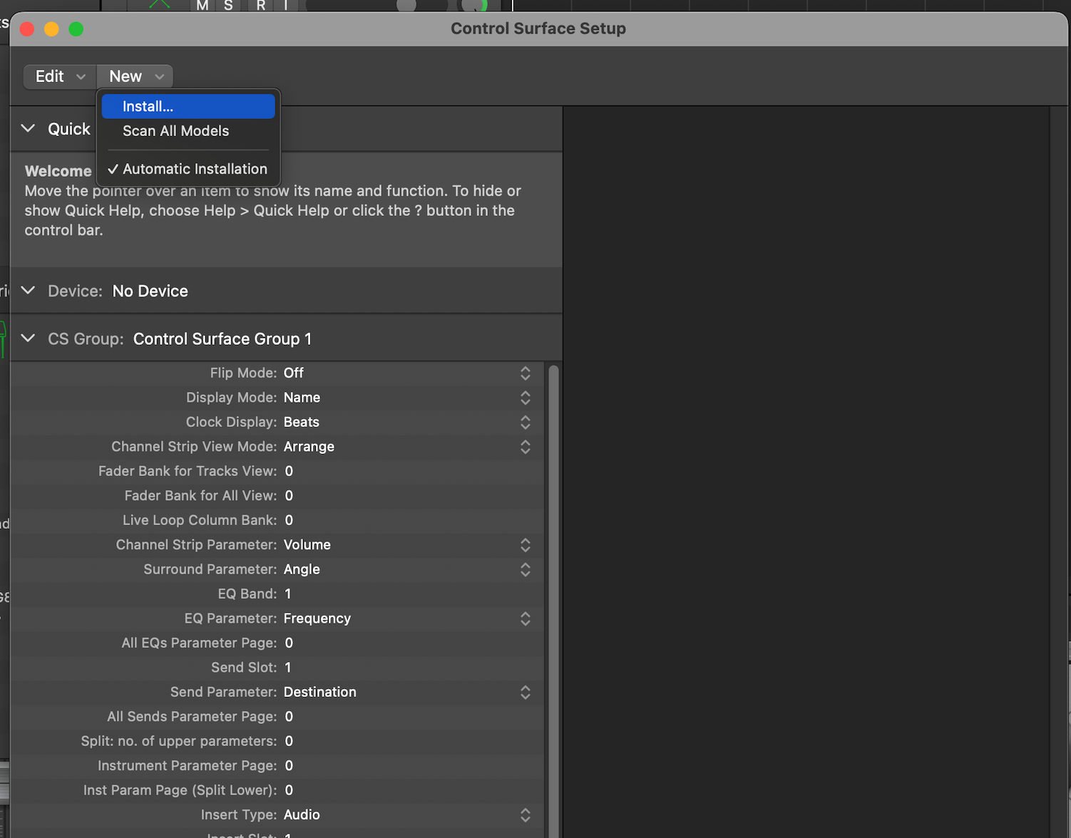 MFC1 Logic DAW Profile Guide – Help Center