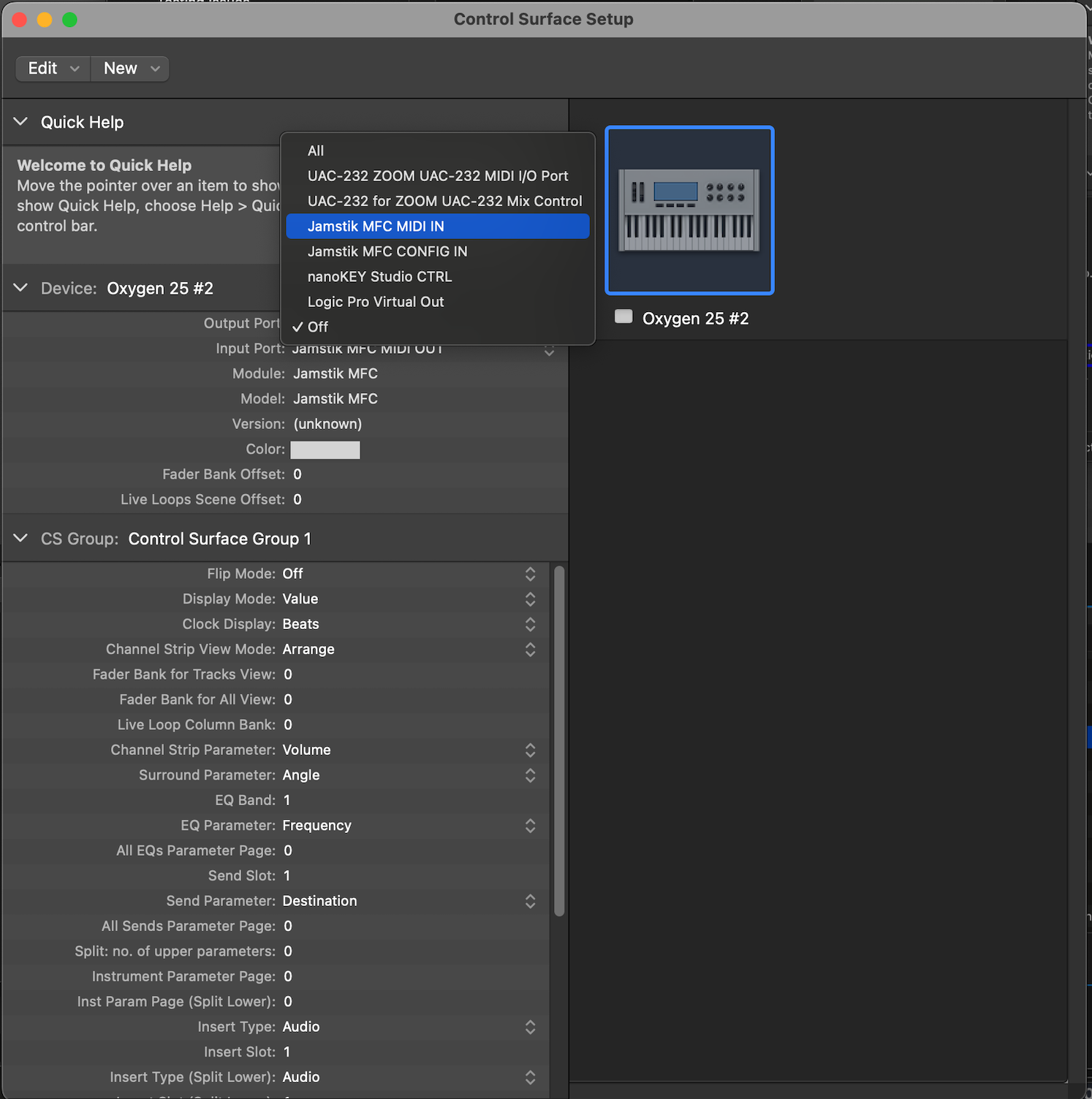MFC1 Logic DAW Profile Guide – Help Center