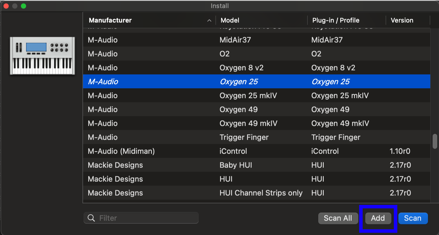 MFC1 Logic DAW Profile Guide – Help Center